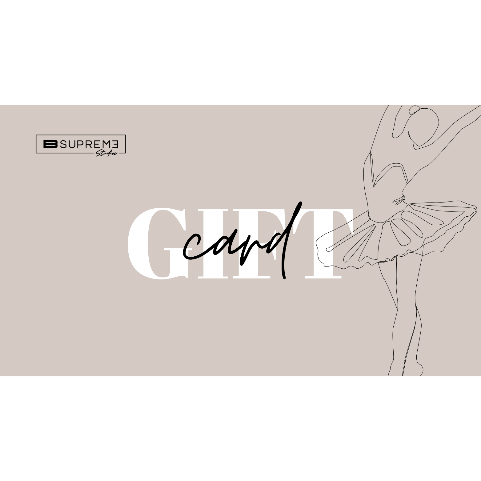 BSUPREME STUDIOS Gift Card - BSUPREME STUDIOS